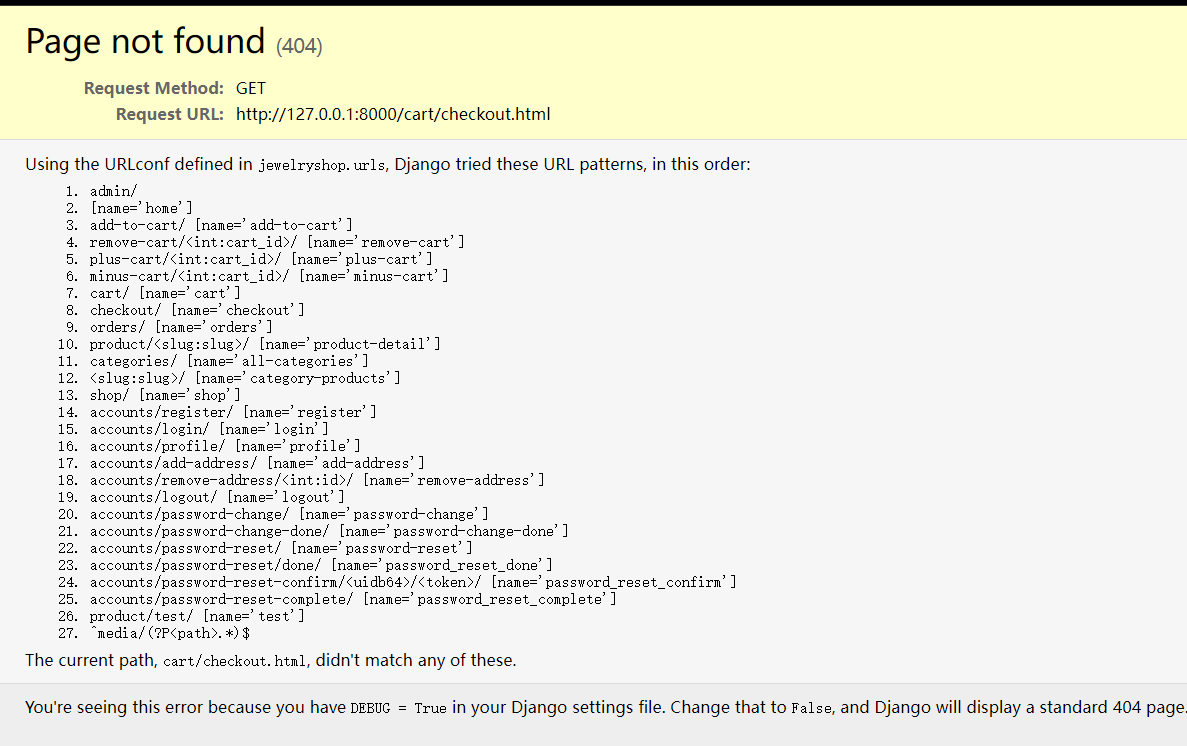 Error · Issue 2 · Vijaythapa333django Jewelry Shop · Github