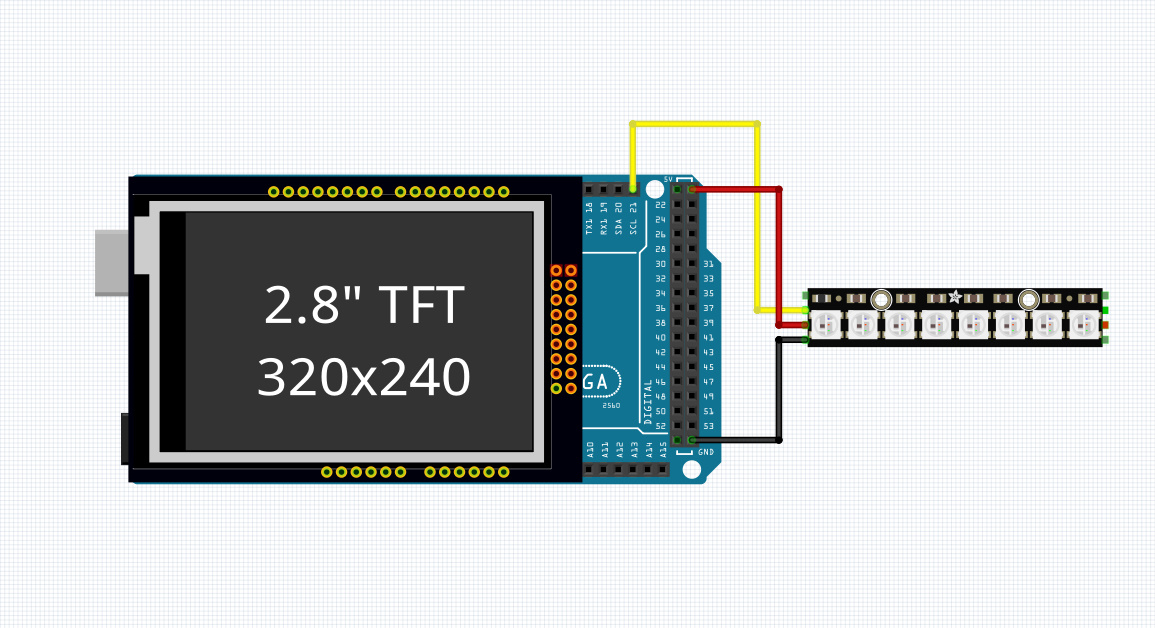 GitHub - cifertech/TFT-LCD-Neopixel-INT: Control Nepixels Via TFT Lcd