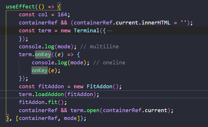 Function Onkey Cant Update When I Use React · Issue 3395 · Xtermjsxtermjs · Github