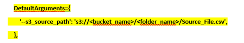 Glue Script Generation Unable To Recognize Parameters While Creating Glue Job Via API Method ...