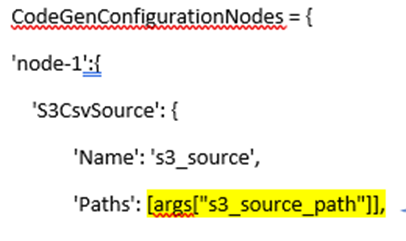 Glue Script Generation Unable To Recognize Parameters While Creating Glue Job Via API Method ...