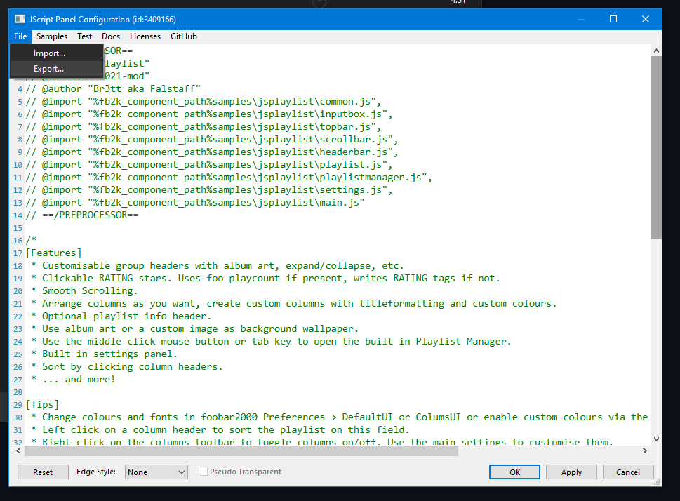 DarkMode menus & popup dialogs · Issue #416 · reupen/columns_ui · GitHub
