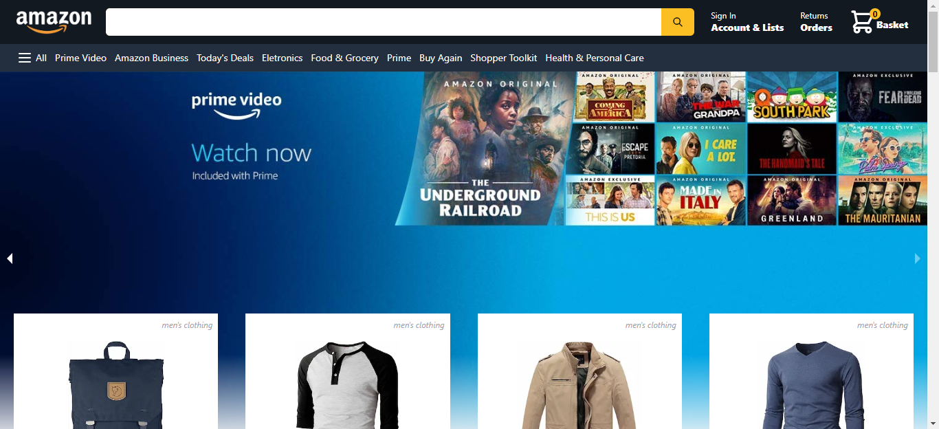 GitHub - Ntshangase/Amazon: A responsive amazon clone