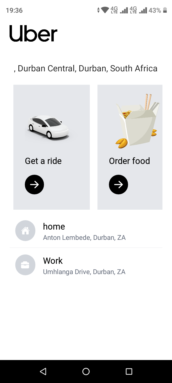 GitHub - Ntshangase/uber: Full Stack Uber-clone built using react-native, with full functionality
