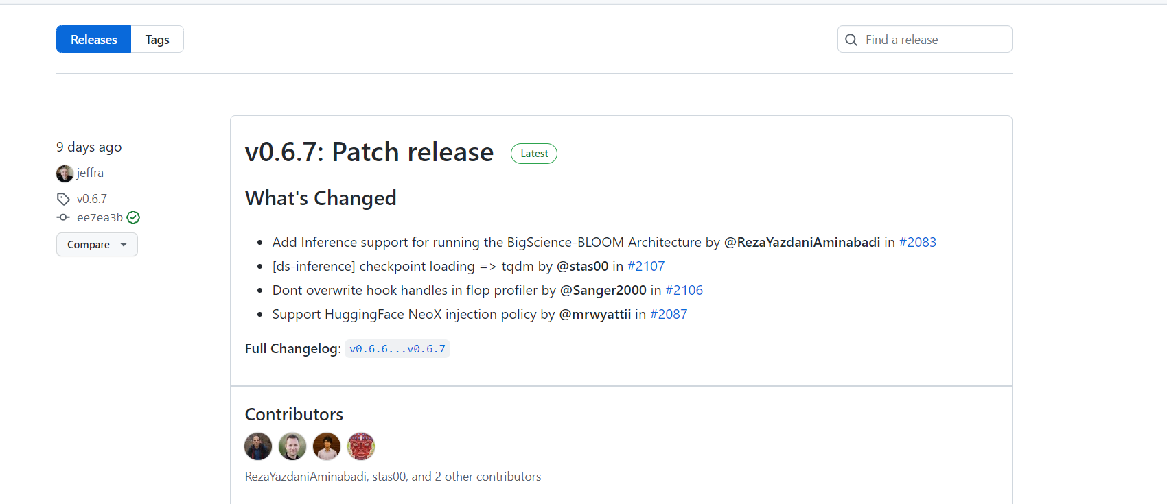 [Model Compression] DeepSpeed version (>0.7.0) · Issue #191 · deepspeedai/DeepSpeedExamples · GitHub