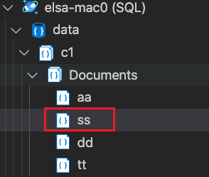The documents aren't alphabetically sorted after renaming one document for SQL/MongoDB account ...