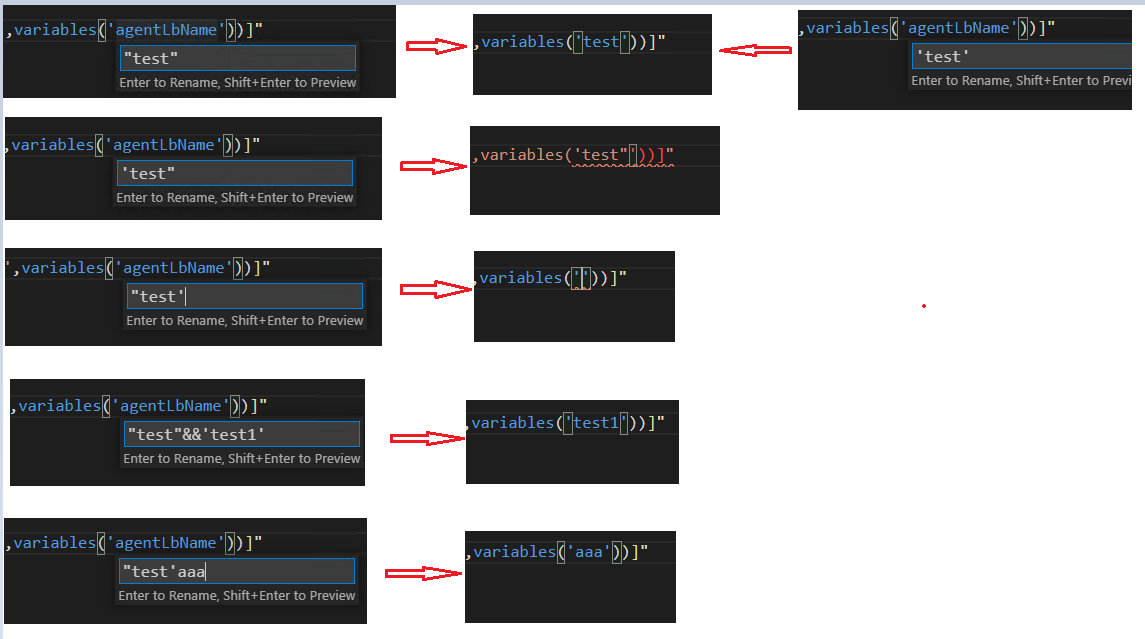 The result of renaming is inconsistent with the typed value · Issue #1121 · microsoft/vscode ...