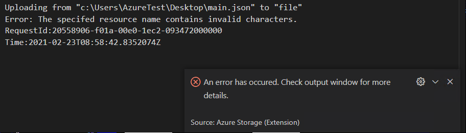 The result is inconsistent when uploading a file/folder to the ...