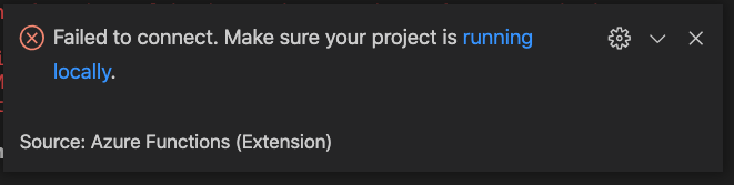 Pop up the notification "Executed function..." when clicking "execute ...