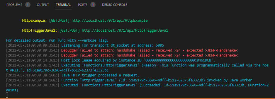 [Codespaces] There is an error in the TERMINAL after debugging a Java project · Issue #2833 ...