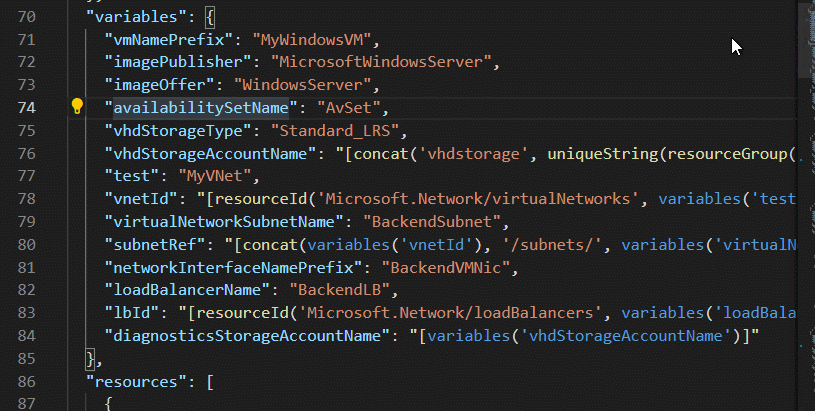 Pop up a references dialog when pressing F12 on a parameter/variable ...
