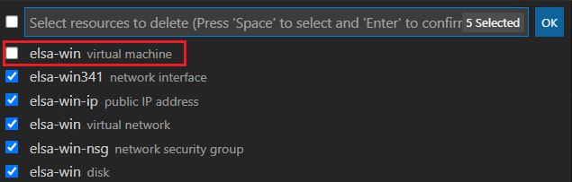 There is a duplicate error log at the end of the output logs when deleting a VM that selected ...