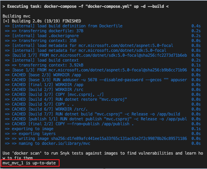The running container time doesn't refresh automatically when executing "Compose Up" for the ...