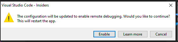 The opened webpage is incorrect after clicking "Learn more" button in the dialog which prompted ...