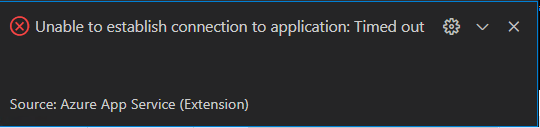 Fail to execute "start remote debugging“ for the Python 3.8 Linux web app · Issue #2161 ...