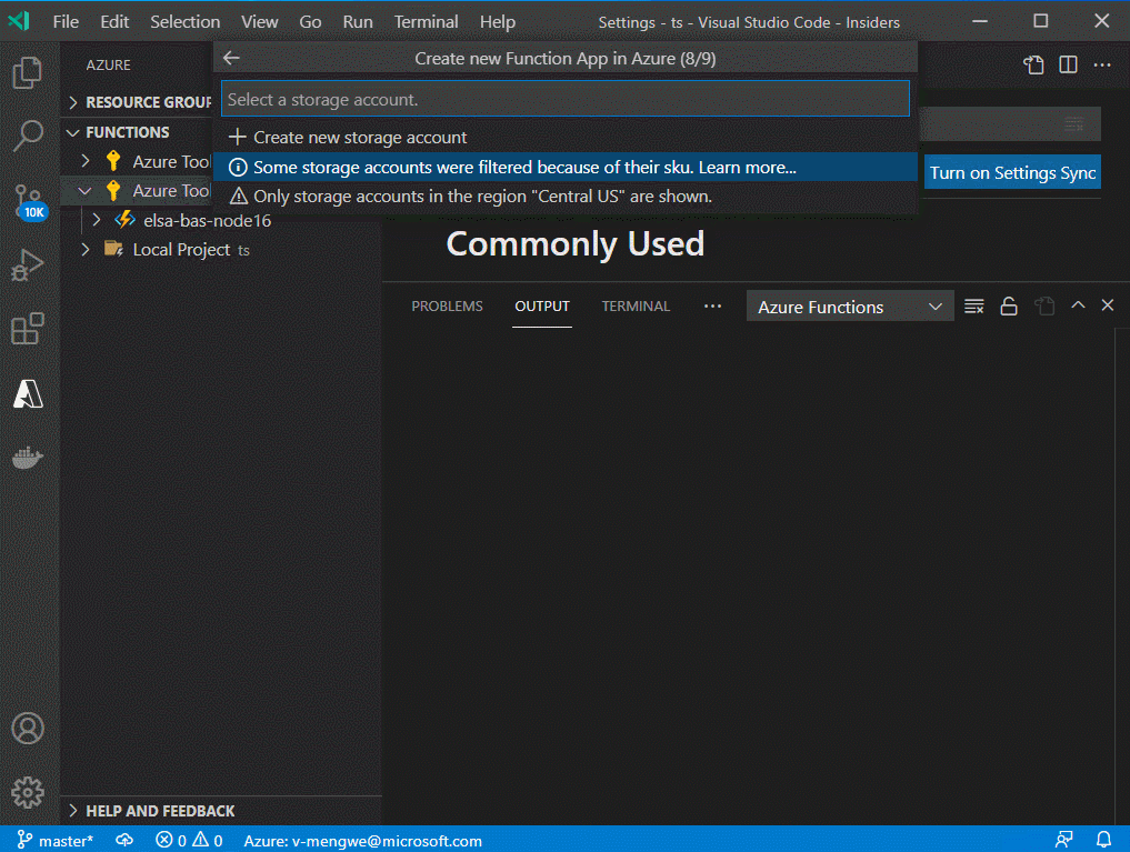 No webpage opens in the browser when clicking on "Learn more" again ...