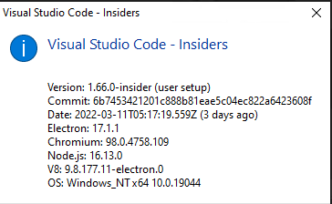 The "Reload Required" button does not disappear after clicking "Reload Required" button in VS ...