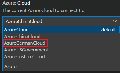 [Suggestion] It would be better if removing the "Azure Germany" from ...