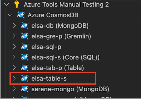 The "(Table)" label disappears next to the Table server after executing “Refresh” command ...