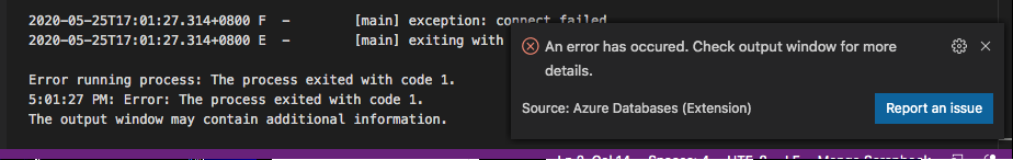 [Unstable] Fail to run "db.version();" with an error "The process exited code 1" · Issue #1518 ...