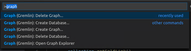 Miss 'Graph (Gremlin): Create Stored Procedure' when typing 'Create Stored Procedure' · Issue ...