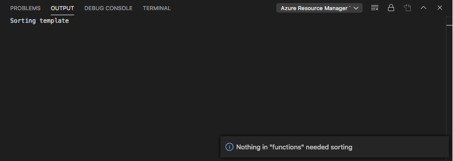 Change the log to "Parameters were sorted" or "No parameters needed sorting" in output · Issue ...
