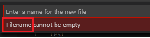 [Suggestion] It is better to change the error message to "File name ...