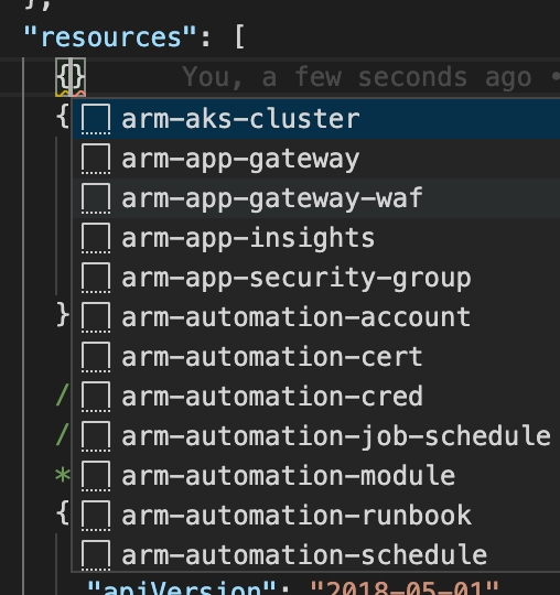 There is an extra "type" in the resource snippets list · Issue #883 · microsoft/vscode ...