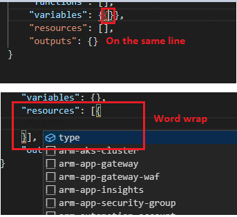 [Suggestion] The format of curly braces are consistent between the ...
