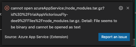 Open files other than .txt in App Service Extension · Issue #1719 · microsoft/vscode ...
