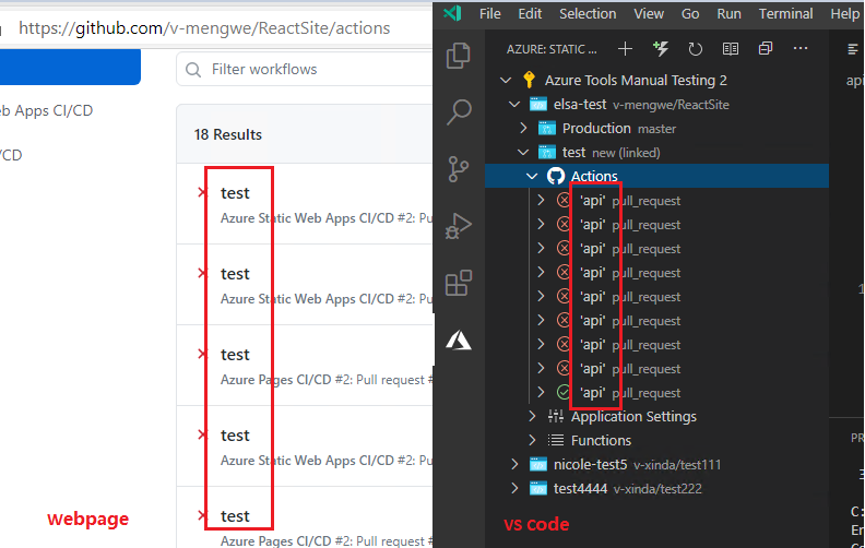 The name of workflows are inconsistent between the GitHub webpage and VS Code · Issue #184 ...