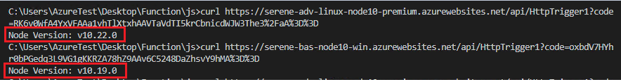 The Node version is inconsistent between the Windows and Linux Function Apps · Issue #2397 ...
