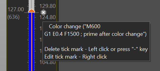 Lost Gcode icon on layer slider where colour change occurs · Issue #10759 · prusa3d/PrusaSlicer ...