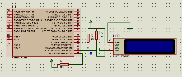 Github Stevemwai2c Oled Display Atmega 328p Using Atmega 32 To Display On An I2c Oled Display