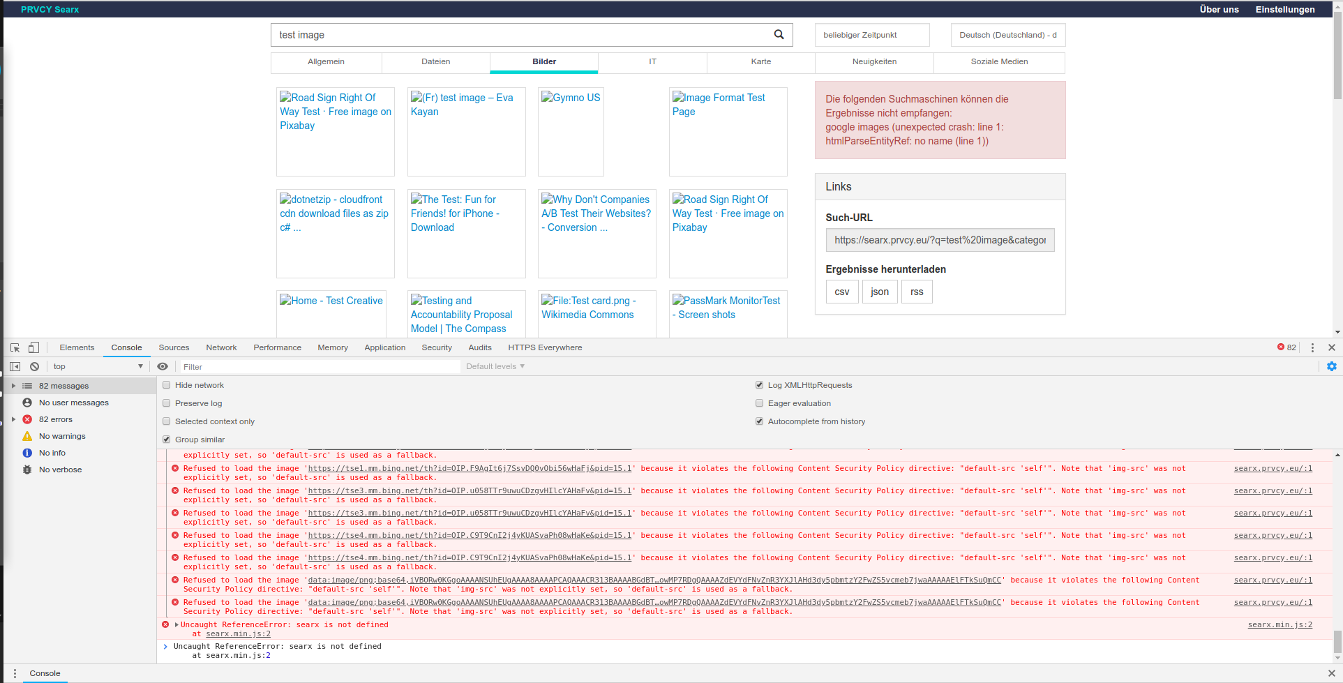 Image search shows no images · Issue #1490 · searx/searx · GitHub