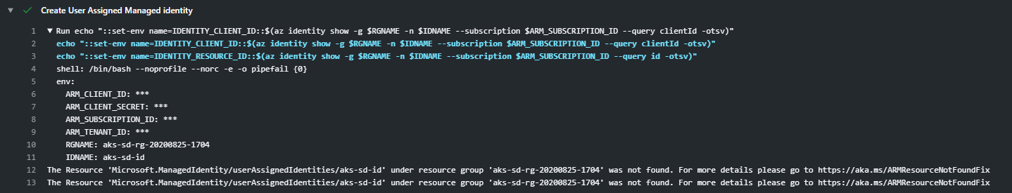 az identity show without resource name does not have exit code. · Issue #14913 · Azure/azure-cli ...