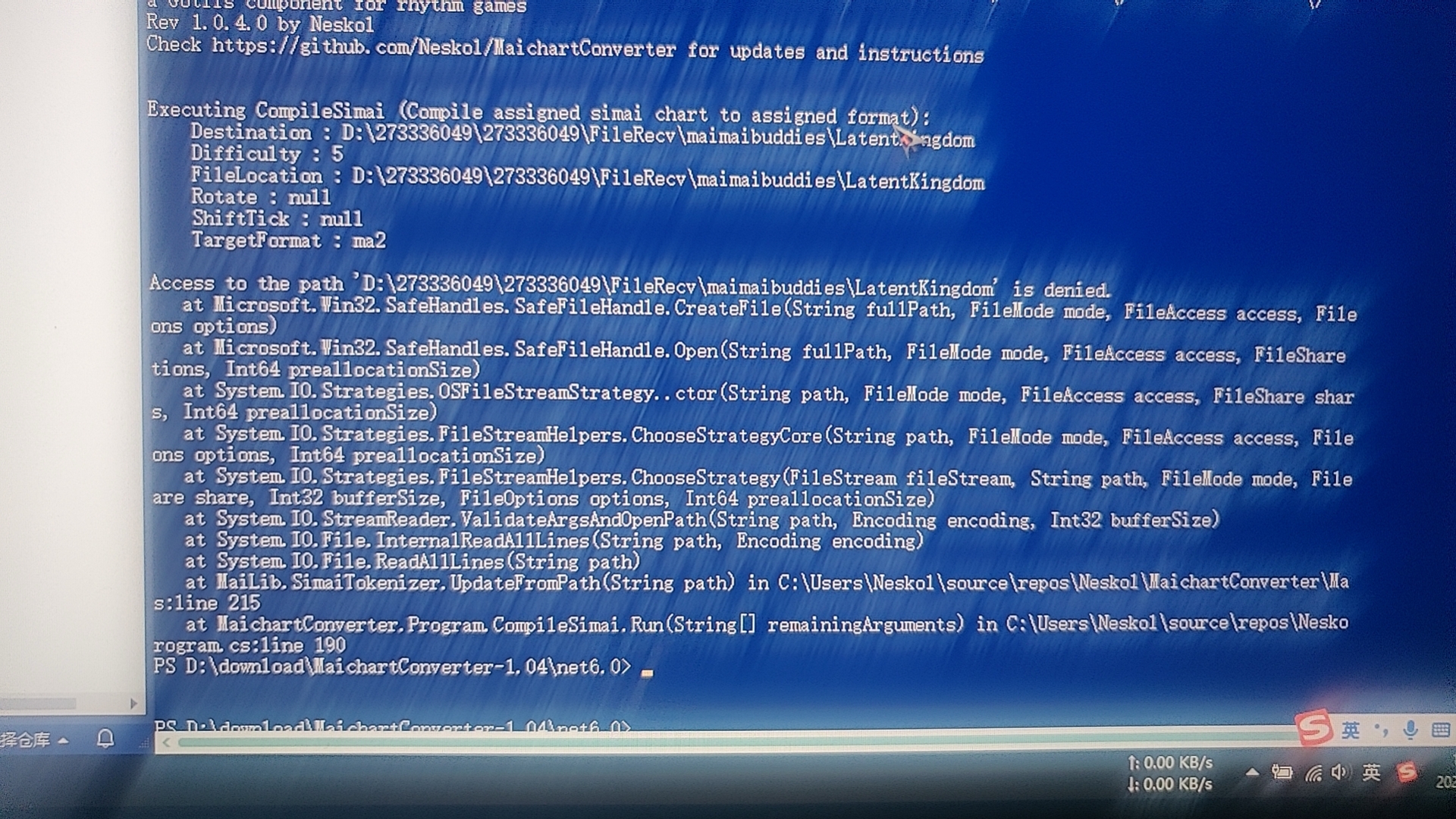 个人问题 · Issue #6 · Neskol/MaichartConverter · GitHub