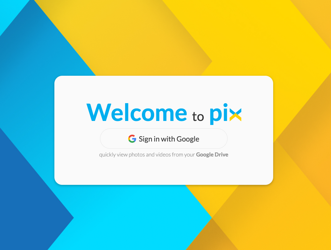 GitHub - nix-united/pix: PIX - Gallery for your Google Drive
