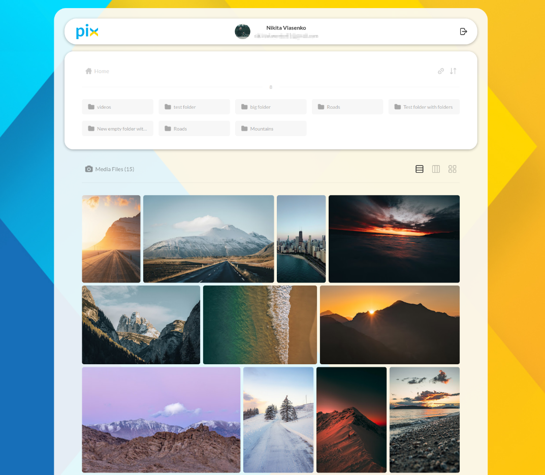 GitHub - nix-united/pix: PIX - Gallery for your Google Drive
