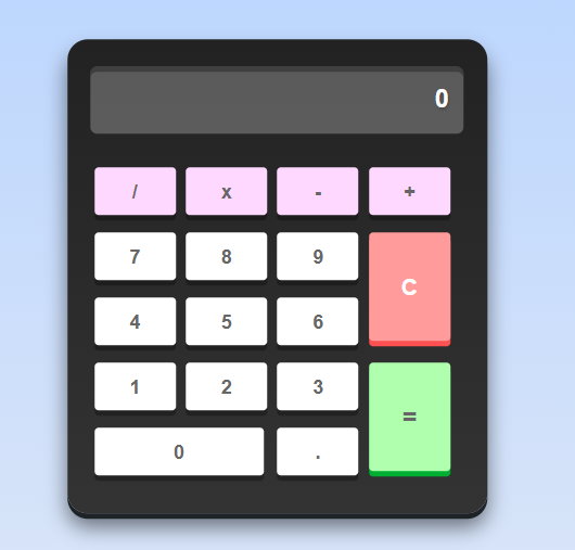 GitHub - LucasAlmeidaSar/CalculadoraJS-CSS: Calculadora Responsiva feita em HTML, CSS e JS