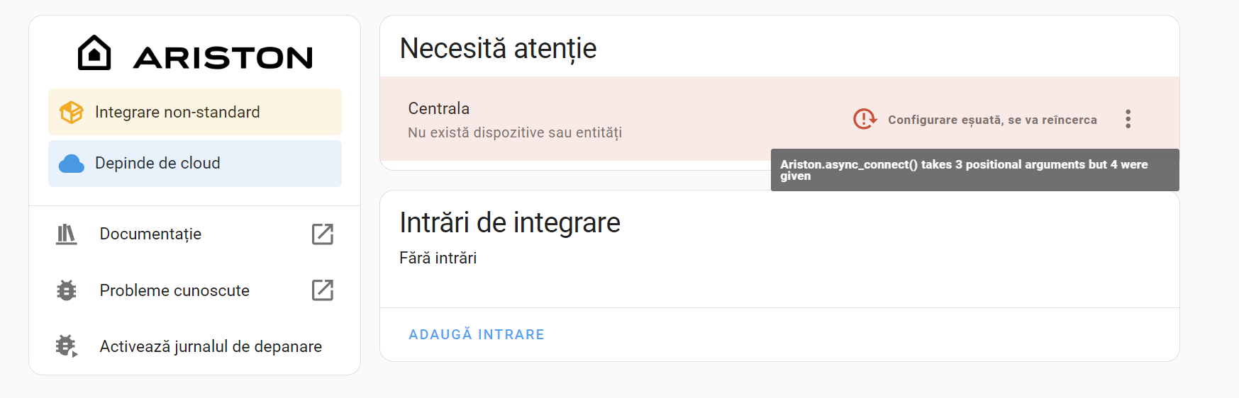 Ariston Class One · Issue #218 · fustom/ariston-remotethermo-home-assistant-v3 · GitHub