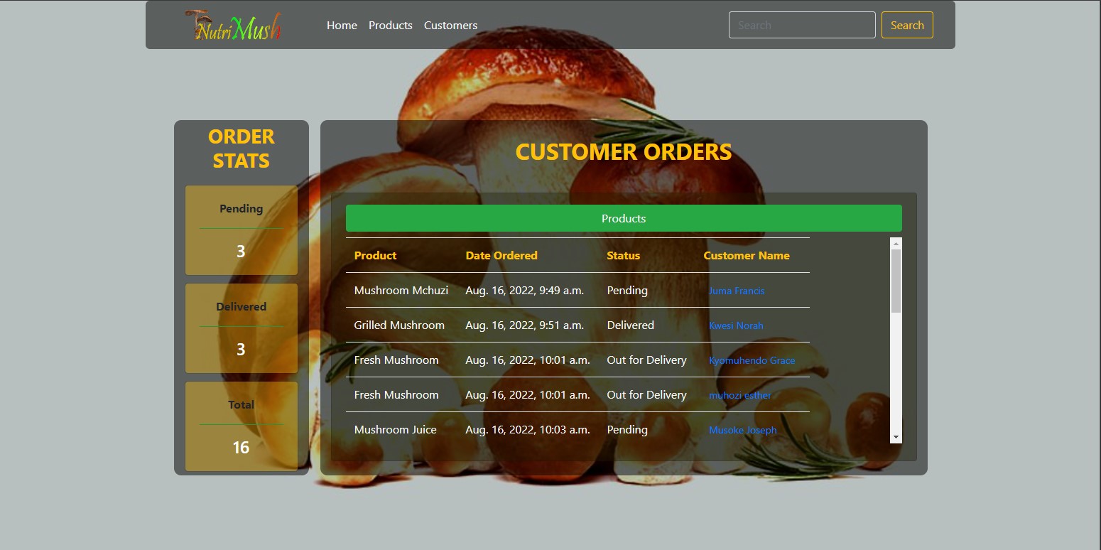 GitHub - Simenya/nutrimush