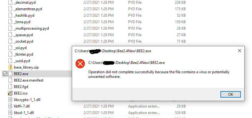 Can't open the application after updating. · Issue #1517 · BEEmod/BEE2.4 · GitHub