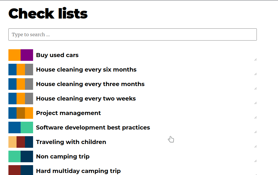 GitHub - faridprogrammer/checklists: Useful checklists for personal use