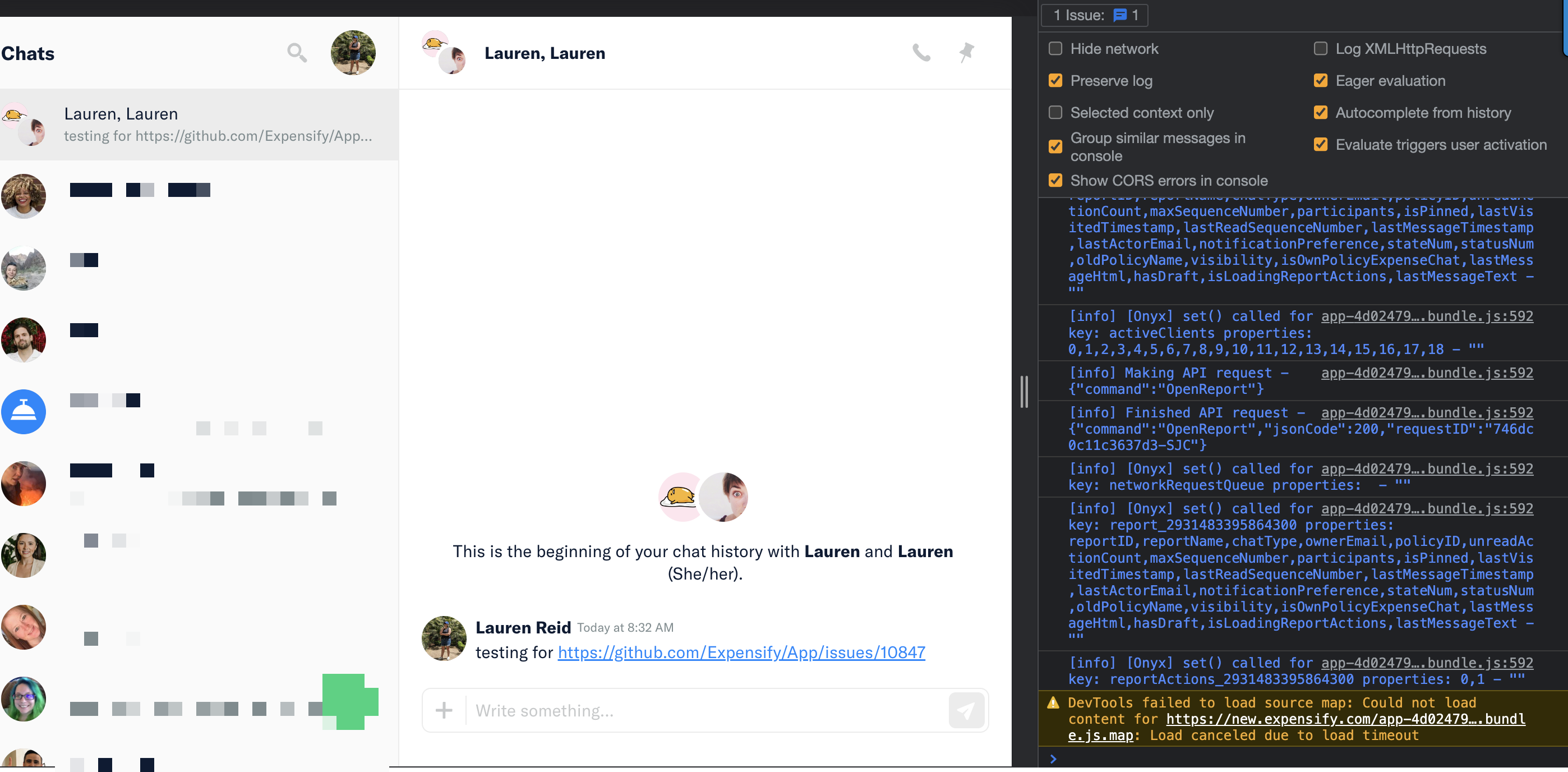 [HOLD for payment 2022-10-20] [$250] Console error - Non-unique keys when group users have same ...
