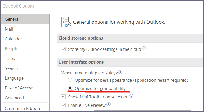 Outlook: Addins failing when a meeting appointment window is open on some Windows desktops ...
