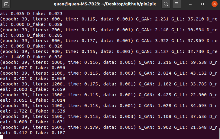 why pix2pix model stop trainning in epoch:39? · Issue #1171 · junyanz/pytorch-CycleGAN-and ...