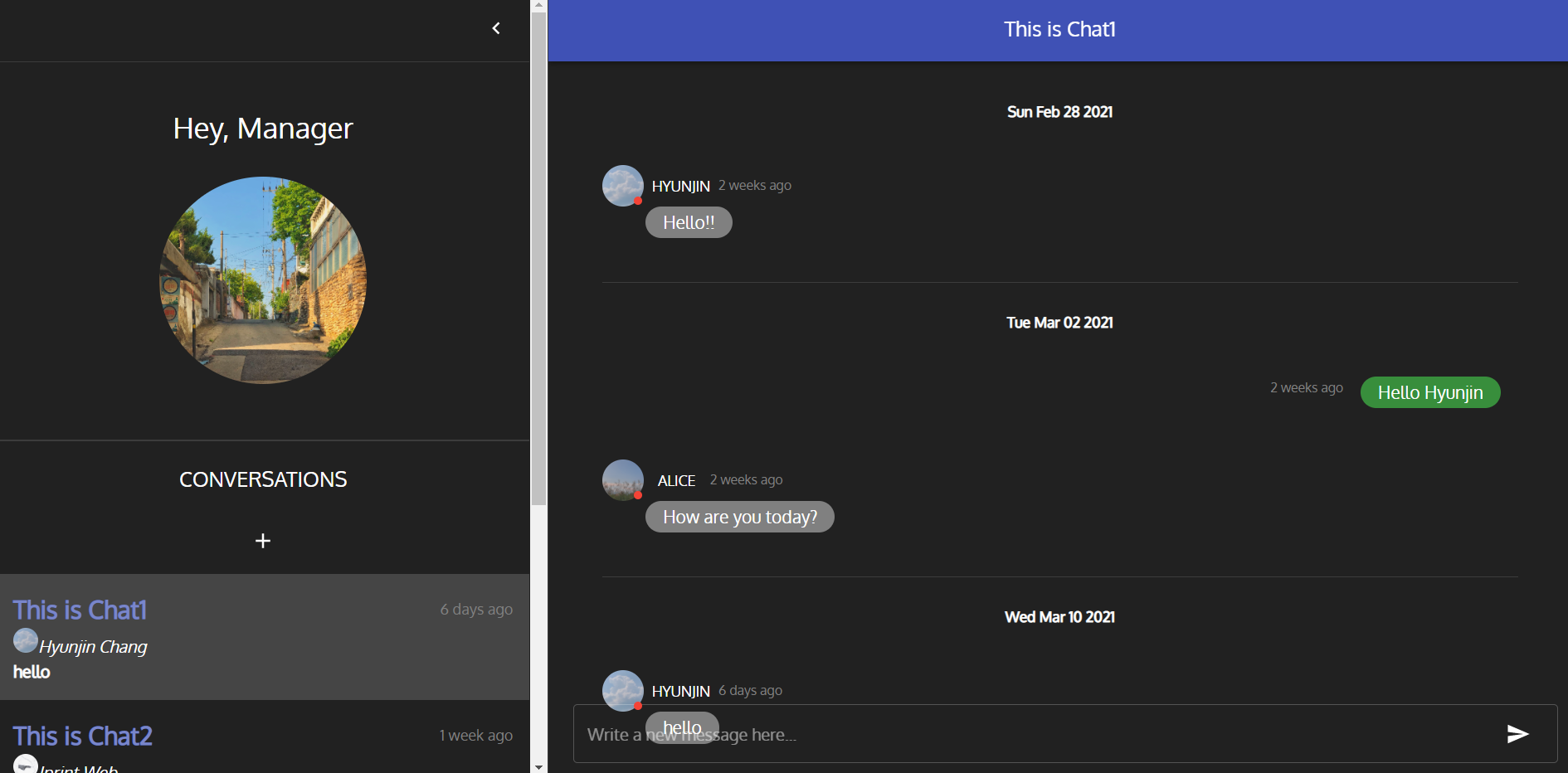 GitHub - chj2788/mychat: A chat app built with React, Firebase, and Material UI