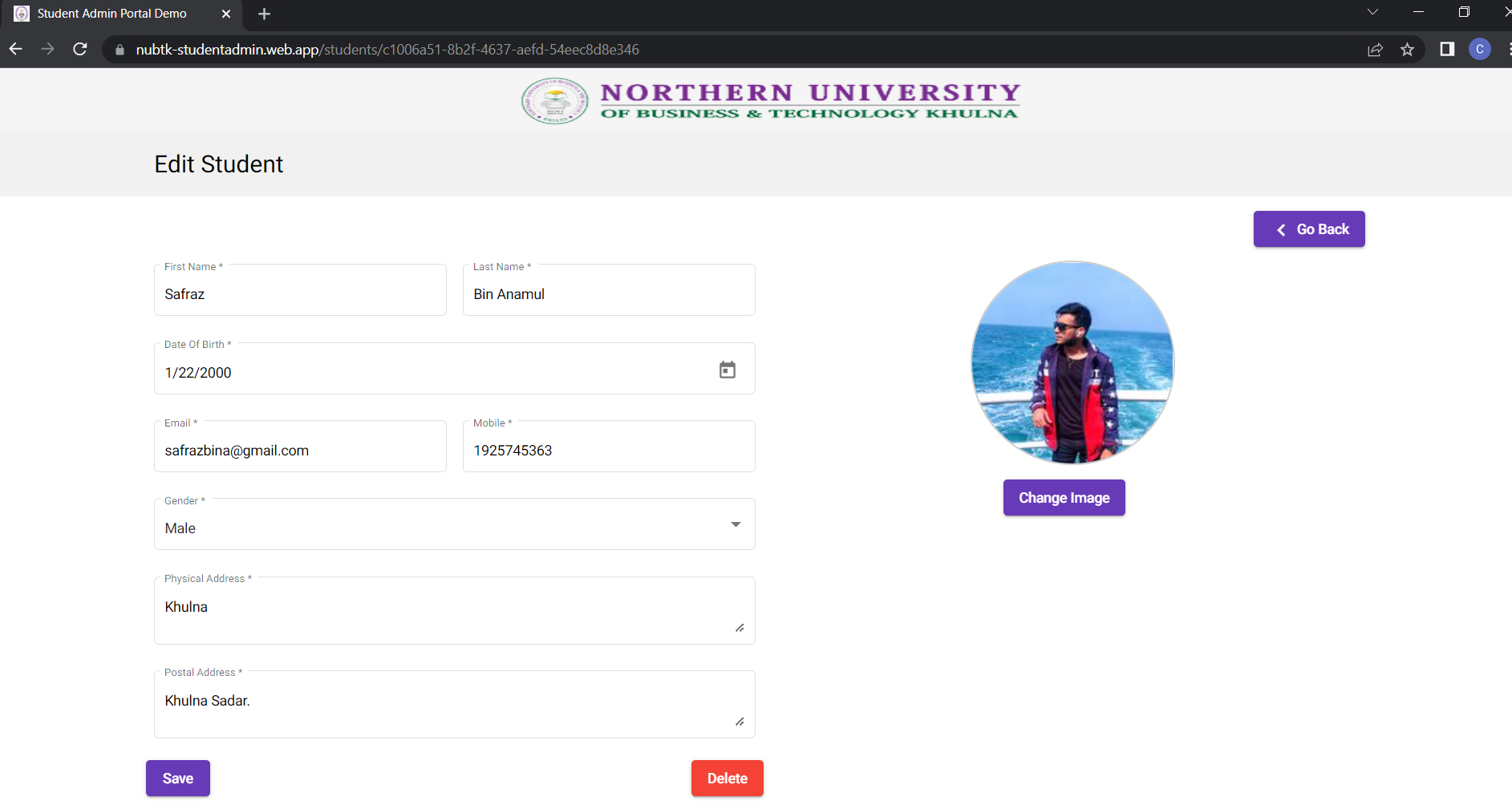 GitHub - ferdous-mahmud/StudentAdminPortal