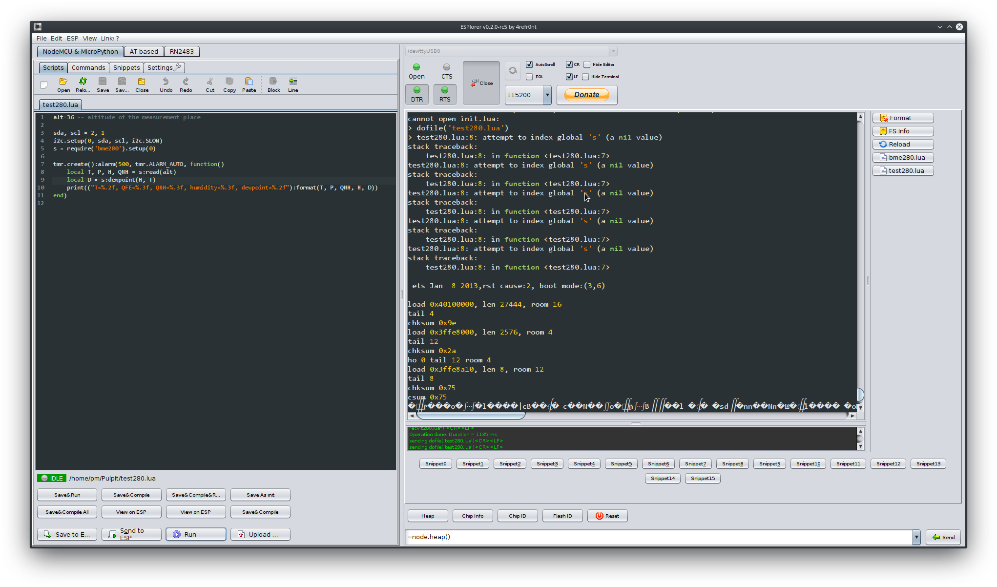 Lua Module Bme280 Not Work · Issue 3342 · Nodemcunodemcu Firmware